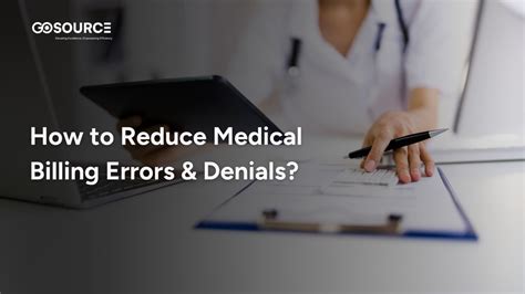 how to reduce medical billing errors and denials