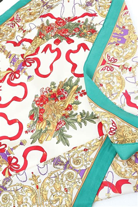 F 빈티지 실크 스카프 프랑스 이태리원단 제품 이 헬로마켓