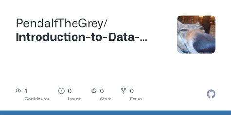 Github Pendalfthegreyintroduction To Data Science Libraries