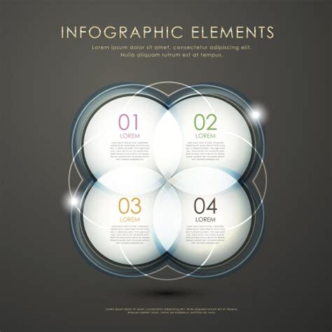 Abstract Colorful Tile Infographics Royalty Free Vector