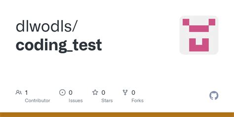 Github Dlwodlscodingtest