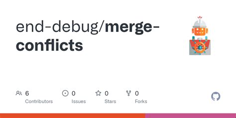 github end debug merge conflicts