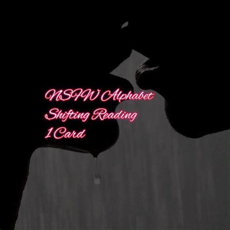Nsfw Alphabet Shifting Reading Etsy