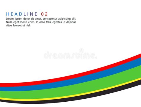 Olympic Colored Background Abstract Multicolored Background Vector Graphics For Design Stock