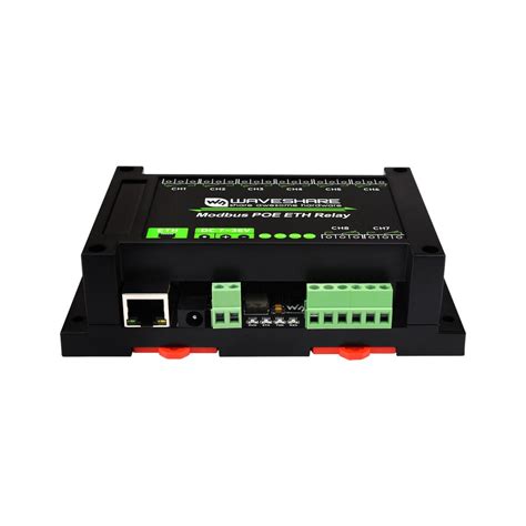 Waveshare 8ch Poe Ethernet Relay Module Modbus Rtumodbus Tcp Protoc