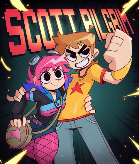 Ramona Flowers And Scott Pilgrim Scott Pilgrim Drawn By Dkajart
