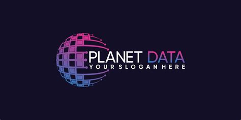Planet Data Logo Design Technology