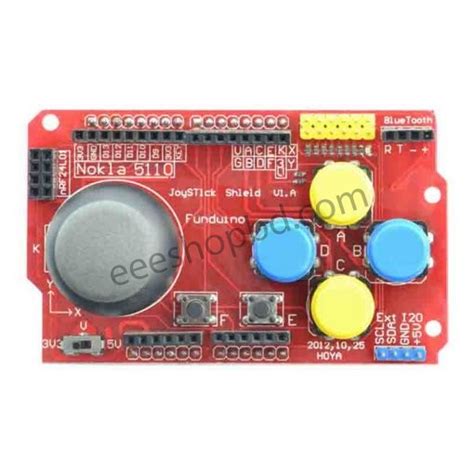 V1a Funduino Joystick Shield Expansion Board Arduino Compatible V1a Funduino Joystick Shield Expansion Board Arduino Compatible