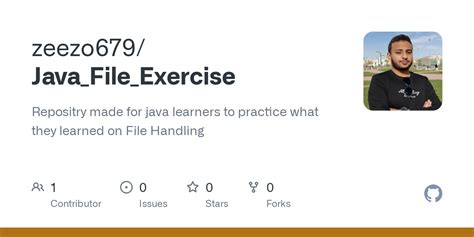 Github Zeezo679javafileexercise Repositry Made For Java Learners To Practice What They