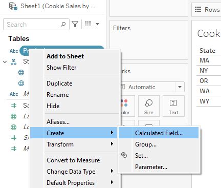 How To Remove The ABC Column In Tableau