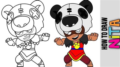 How To Draw Nita Best Legendary Brawler Brawl Stars Animations Tip