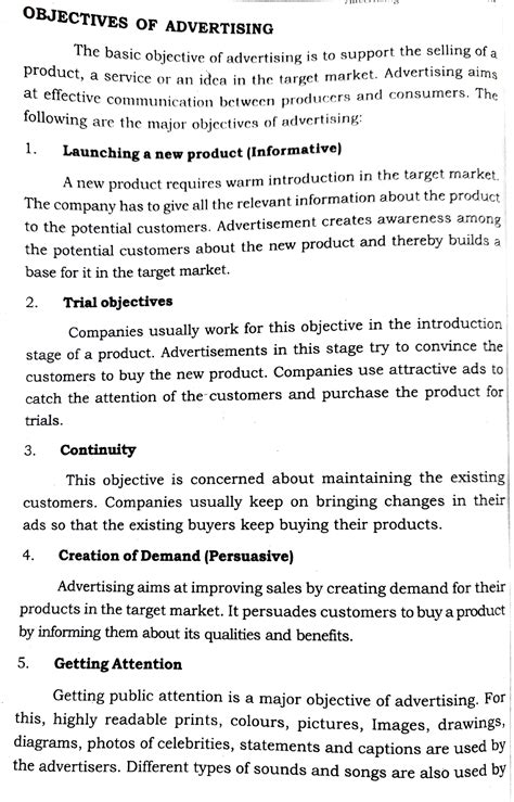 2 Objectives Of Advertising Advertising And Sales Promotion Objectives Of Advertising The