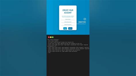 Modern Animated Registration Form ️💫 🔥 Webdev Codingfun Htmlcssjs