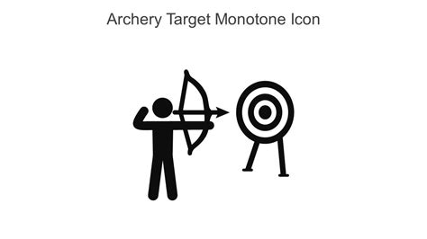 Archery Target Monotone Icon In Powerpoint Pptx Png And Editable Eps Format Ppt Sample