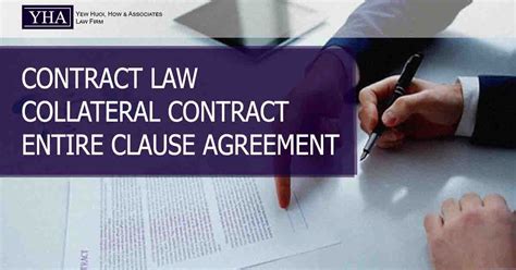 Contract Law Collateral Contract Entire Clause Agreement Yew Huoi
