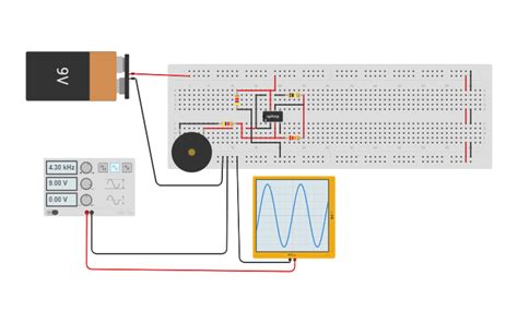 Circuit Design Piezo Element Drivers Tinkercad