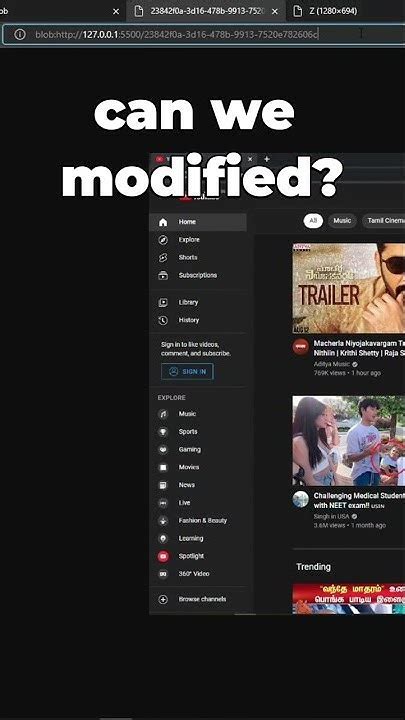 What Is Blob Sneak Peek In Javascirpt Explained In தமிழ் Shorts Javascript Blob