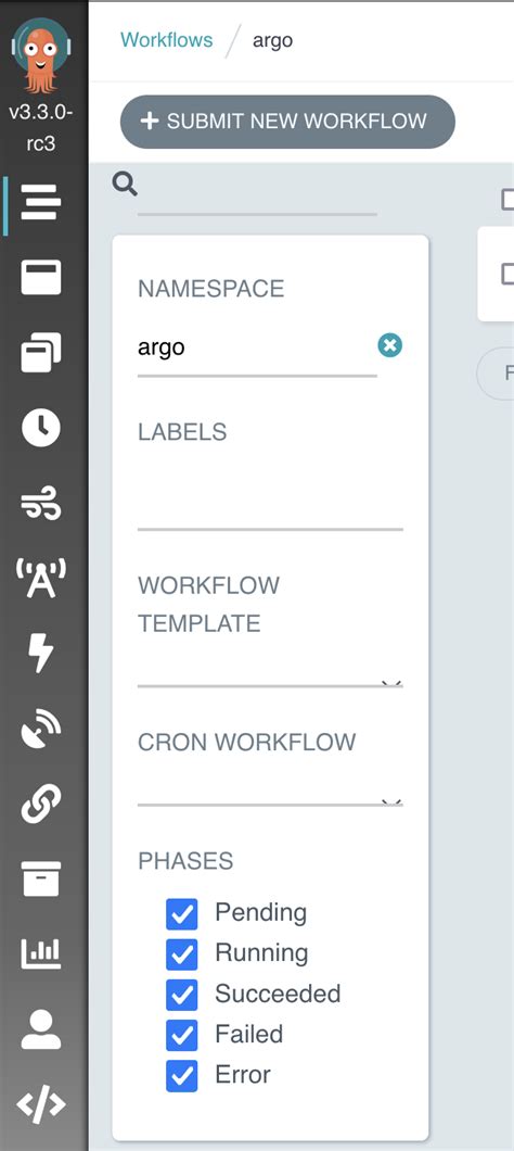 Ui Filter Dropdown Bar Arrow Is Half Hidden · Issue 7789 · Argoprojargo Workflows · Github