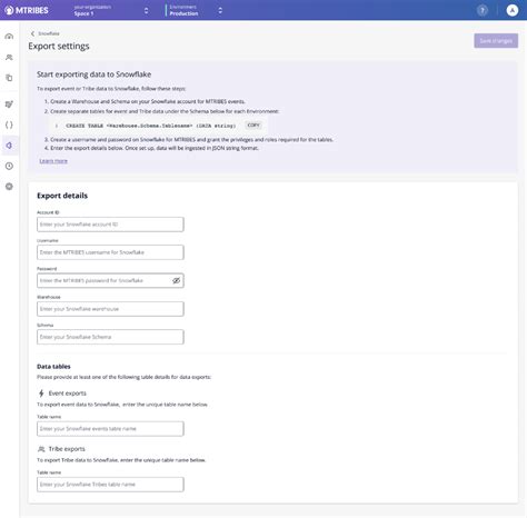 Snowflake Data Cloud Plugin Mtribes