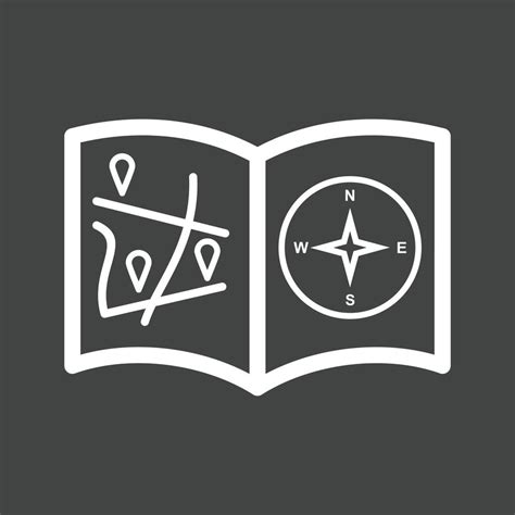 Directions Book Line Inverted Icon 11899997 Vector Art At Vecteezy