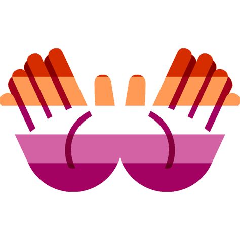 Lesbian Open Hands Discord Emoji