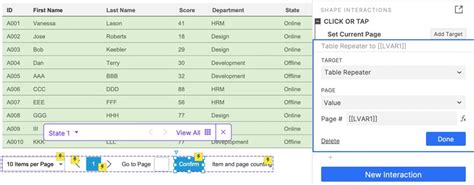 Axure Tutorial Making Backend Table Template Repeater Interaction T