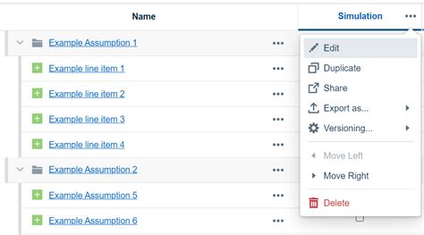 project variables