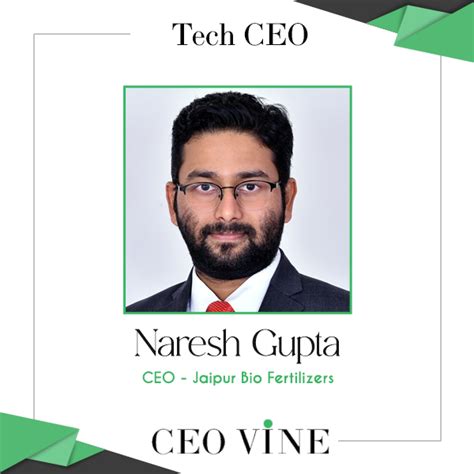Naresh Gupta Ceo Jaipur Bio Fertilizers