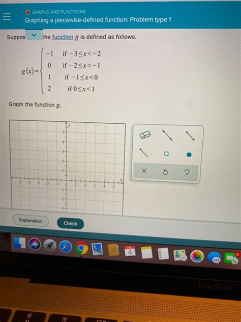 solved o graphs and functions graphing a piecewise defined