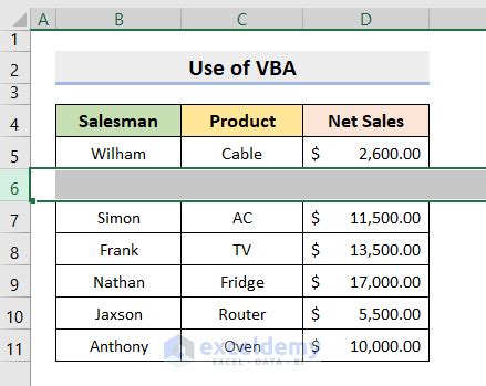 How To Insert A Row Below In Excel 5 Methods ExcelDemy