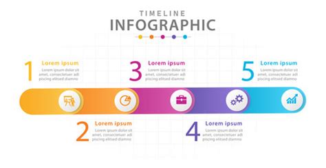 Timeline Vertical Infographic With Placemarks Vector Image