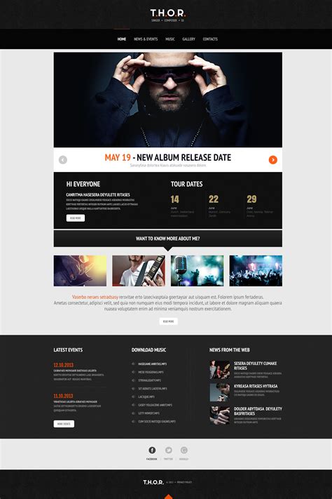 Singer Responsive WordPress Templates UNLIMITED STOCK