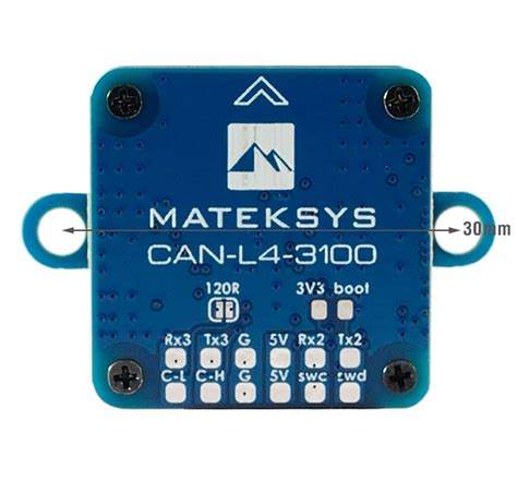 matek mateksys ap periph can magnetometer rm3100 rm3100 dronecan