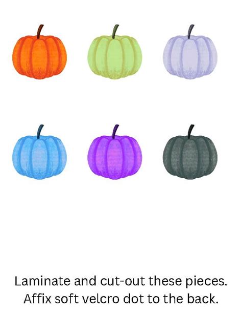 Pumpkin Patterns File Folder By Carli Wassin Tpt