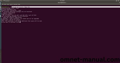Libgsl Dev Installation Command Omnet Simulator
