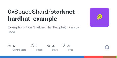 github 0xspaceshard starknet hardhat example examples of how
