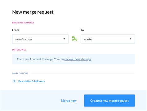Merge Requests With Buddy Buddy The Devops Automation Platform