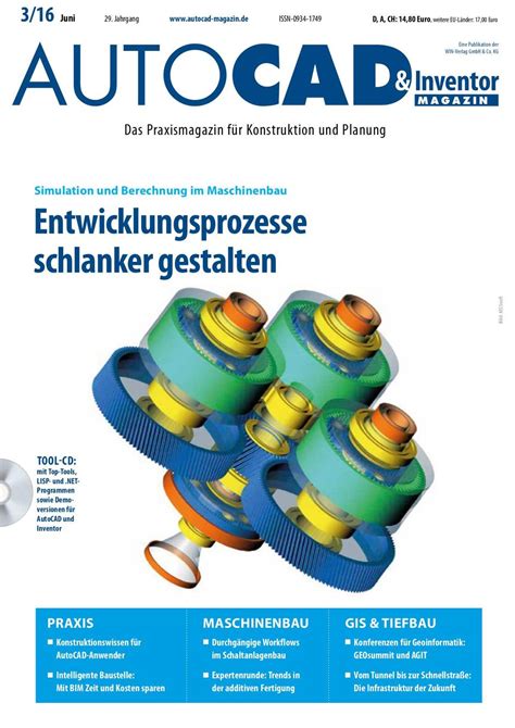 Autocad And Inventor Magazin 3 16 Digital
