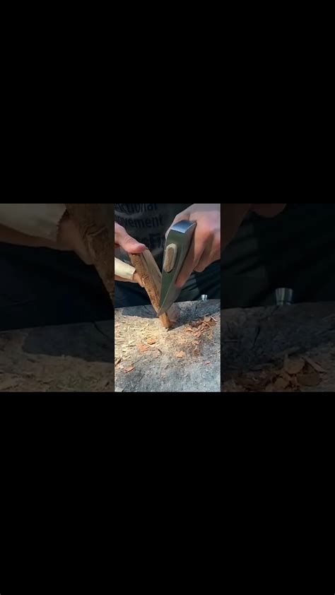can you repair a broken axe handle only using the axe on3 jason salyer