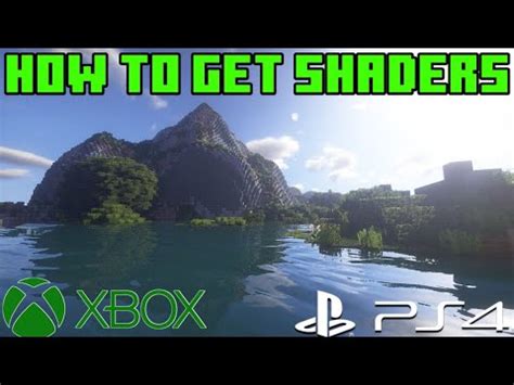 HOW TO GET SHADERS ON MINECRAFT PS PS XBOX YouTube