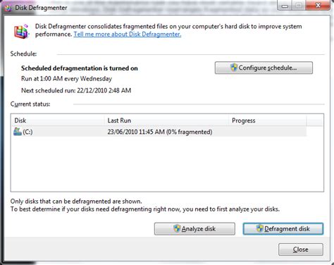 quick tip how to defragment your hard drive
