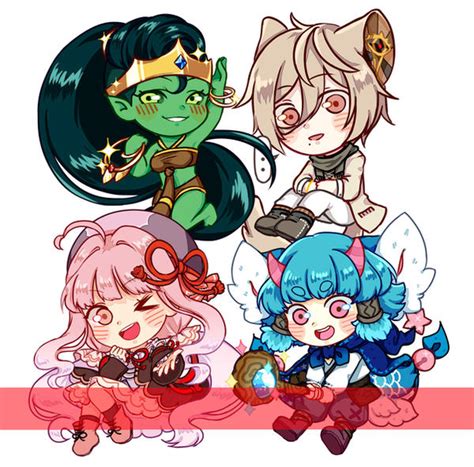 Sticker Chibi Batch~ By Kwvs On Deviantart