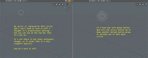 Blender 280 Cursor Has Turned Into A Circle And I Cant Get Rid Of It