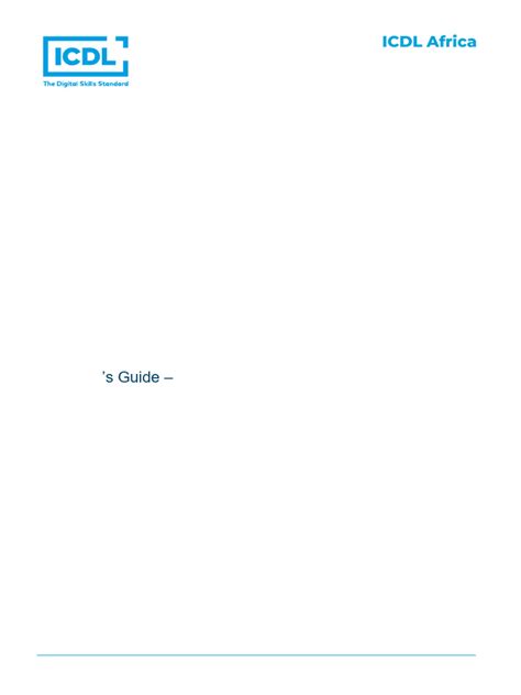 02 Icdl Ttt Delivering Icdl A Trainers Guide Ke V20 Pdf