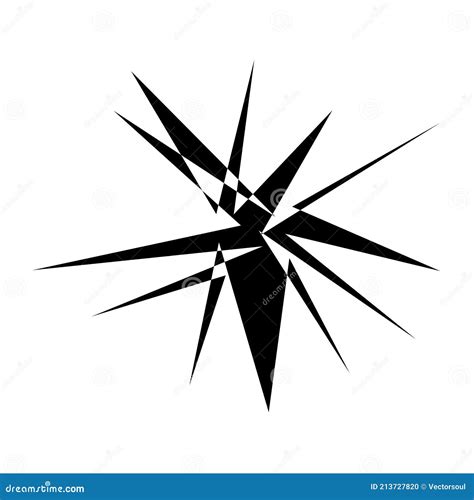 Edgy Geometric Random Amorph Amorphous Shape Element Vector Stock Vector Illustration Of