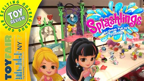 Splashlings Mermaid Collectibles Tpf Booth Ny Toy Fair 2017 Youtube