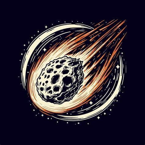 Meteor Meteorit Komet Gambar Vektor Gratis Di Pixabay Pixabay