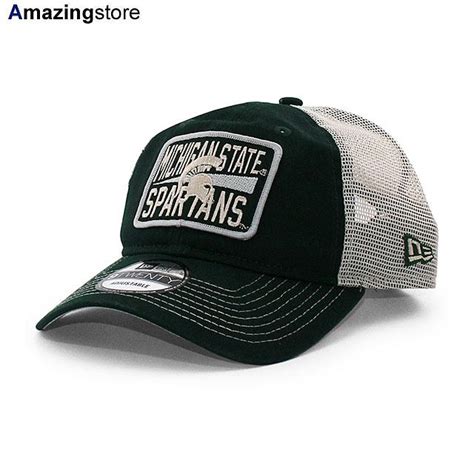 9twenty ニューエラ メッシュキャップ ミシガンステート スパルタンズ Ncaa Trucker Mesh Cap New Era