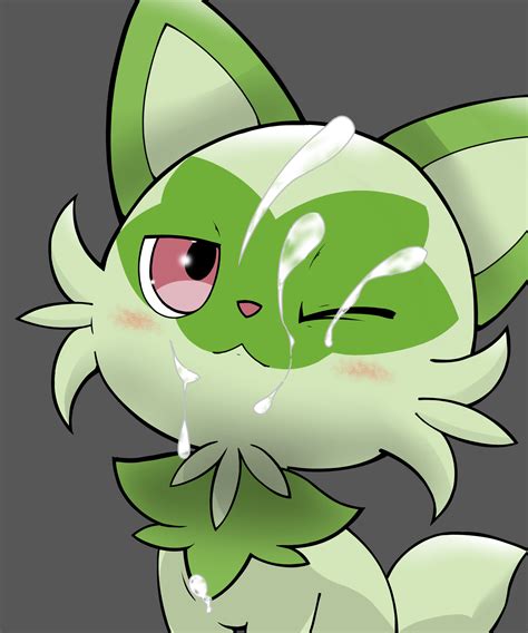 Rule 34 Amatsukitsune Ambiguous Gender Blush Bodily Fluids Cum Cum On Face Feral Generation 9