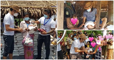 အလှူရှင်တွေကိုယ်စား အခက်အခဲဖြစ်နေတဲ့ ပြည်သူတွေဆီကို အခြေခံစားသောက်ကုန်များ သွား ရောက်လှူဒါန